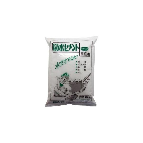 【取寄品 出荷：約5−9日 土日祝除く】●水練りだけで施工できます。●撥水剤配合。●湿気の多い場所、透水しては困る場所の補修に最適です。●セメントは強アルカリ性なので施工時は必ず手袋等を使用してください。
