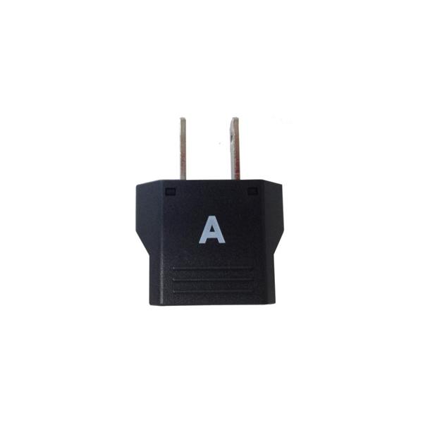 【取寄品 出荷：約4−8日 土日祝除く】【メール便6個まで対象商品】海外で使用するための変換プラグ。B/C/SEタイプの電源プラグを接続でき、海外のAタイプに変換することができます。