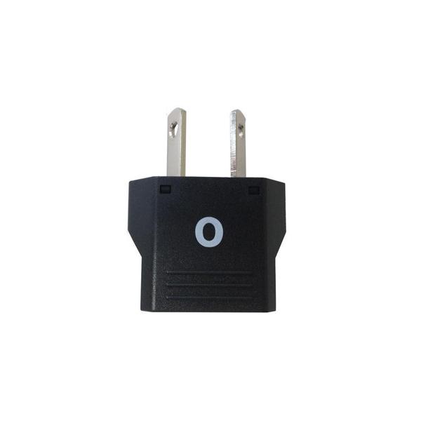 【取寄品 出荷：約4−8日 土日祝除く】【メール便6個まで対象商品】海外で使用するための変換プラグ。A/B/C/SEタイプの電源プラグを接続でき、海外のOタイプに変換することができます。