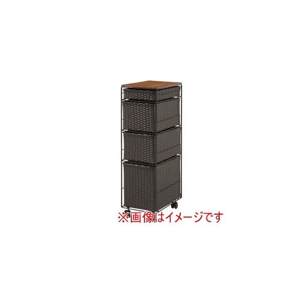 【取寄品 出荷：約2−6日 土日祝除く】ランドリースペースやキッチンの隙間で使えるチェスト