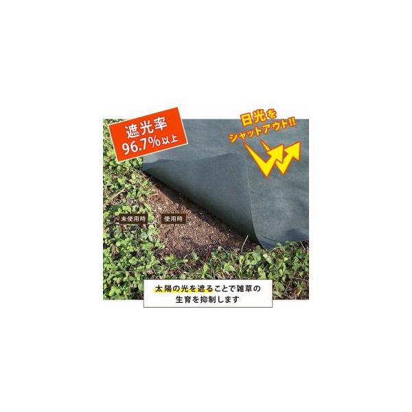 【取寄品 出荷：約7−11日 土日祝除く】【 厚地 高耐久性 防草シート 】
