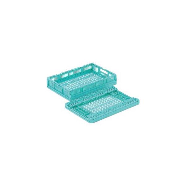 【取寄品 出荷：約3−7日 土日祝除く】薄型、メッシュタイプの折りたたみコンテナです。