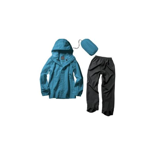 【取寄品 出荷：約2−6日 土日祝除く】リュックを背負ったまま着用できるレインスーツです。
