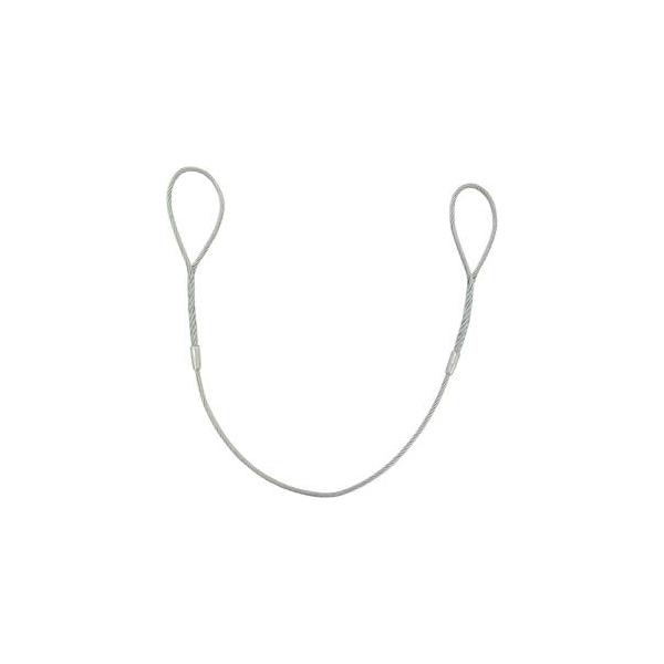 【取寄品 出荷：約5−9日 土日祝除く】安全トゲなし玉掛ワイヤー。