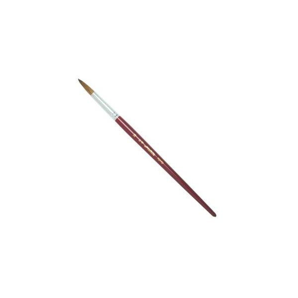 【取寄品 出荷：約7−11日 土日祝除く】【メール便6個まで対象商品】選別された「馬毛」に「イタチ毛」を混毛したしなやかな弾力がある赤軸の水彩筆。発売以来40数年間愛用され続けているヒット商品です。