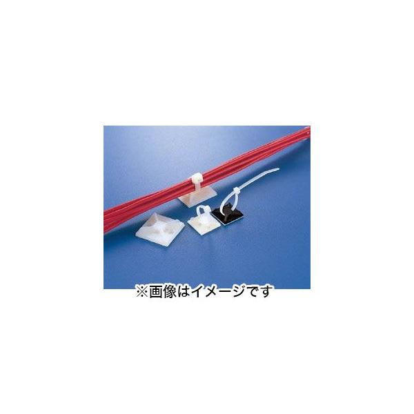 【取寄品 出荷：約5−9日 土日祝除く】【メール便1個まで対象商品】「マウントベース」は、シールをはがすだけで任意の場所に固定ができるインシュロック用配線固定具です。インシュロックタイと併用して、配線を固定する接着タイプアクセサリの標準グレ...