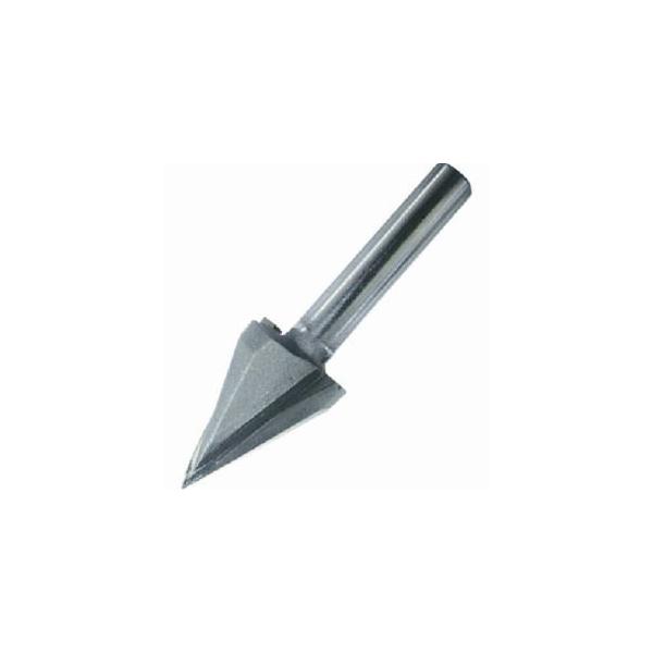 【取寄品 出荷：約2−6日 土日祝除く】【メール便6個まで対象商品】住宅の壁と床の継ぎ目部分の巾木の出角部分を巾木ビットで2回の切り込みを入れることで、剥けや欠けが少ない、平らで安全な形状に加工します。