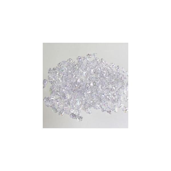 【取寄品 出荷：約5−9日 土日祝除く】刺繍などのアクセントにしてもかわいい、キラキラ輝くカラフルなお花のプラスチックビーズです