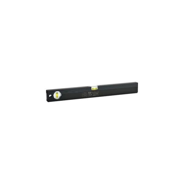 【取寄品 出荷：約5−9日 土日祝除く】●樹脂製フラット型サイドキャップ付で建材等を傷つけません。●水平気泡管は拡大レンズ付きで大変見やすく、精度調整機構付で便利です。●測定基準面がV溝付でパイプ等の測定ができます。●6本線気泡管は1/10...