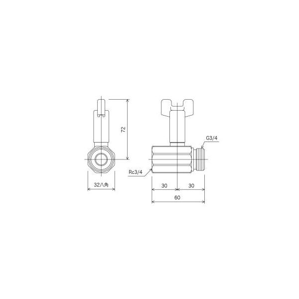 【取寄品 出荷：約5−9日 土日祝除く】ボールバルブ。