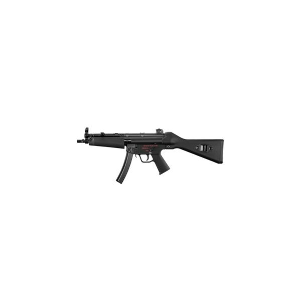【取寄品 出荷：約5−9日 土日祝除く】次世代電動ガンのMP5シリーズに、固定ストックを装備したMP5 A4が登場！FET（電子トリガー方式）を採用し、マイコンによってFET、FC、バッテリー、モーターを総合的に監視・制御する、安全性の高い...