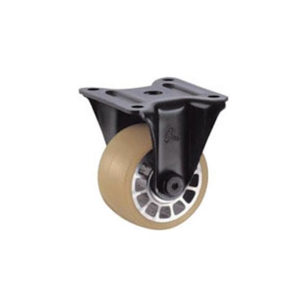 【取寄品 出荷：約2−6日 土日祝除く】【特長】●コンパクトな設計で取付高さが低く、従来のキャスターに比べ小型で、重荷重に充分耐えられます。●車輪にはアルミホイールを採用し、軽量化を実現しています。
