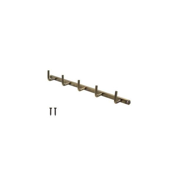 【取寄品 出荷：約5−9日 土日祝除く】ハイロジック 58647 スタイリッシュ 5連ラインフック ゴールド 1個入