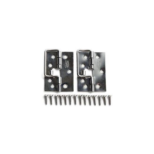 【取寄品 出荷：約5−9日 土日祝除く】ピンを外せばドアなどの取り外しができ、また掛金としても使える便利な蝶番です。