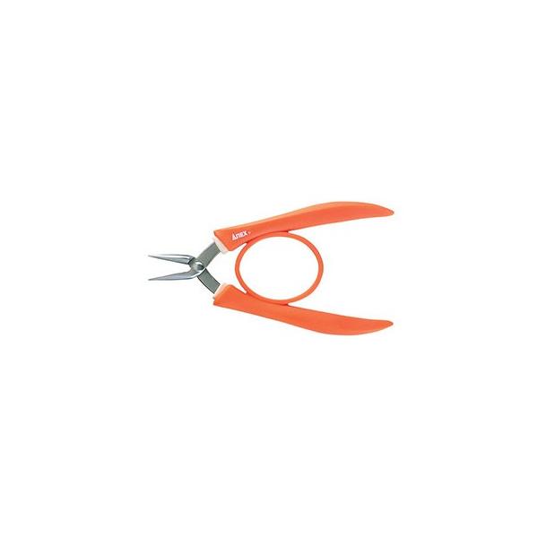 【メール便2個まで対象商品】グリップ部とスプリング部は手にやさしいエラストマー樹脂を使用し、やわらかな感触での開閉を実現しています。