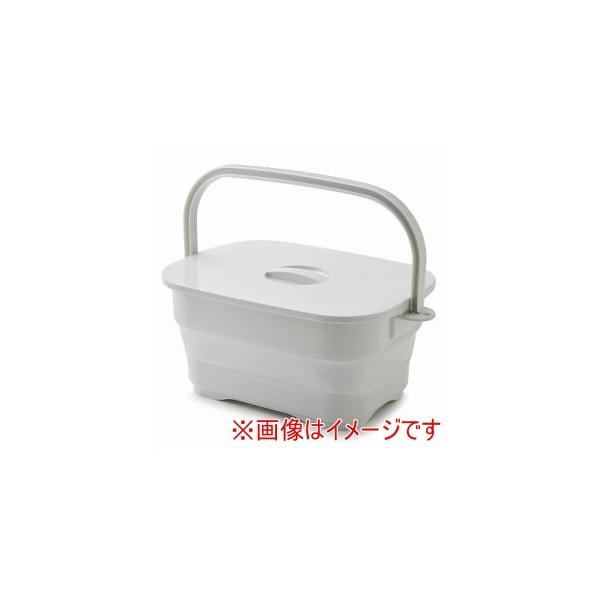 【取寄品 出荷：約5−9日 土日祝除く】おりたためるつけ置き洗いバケツ