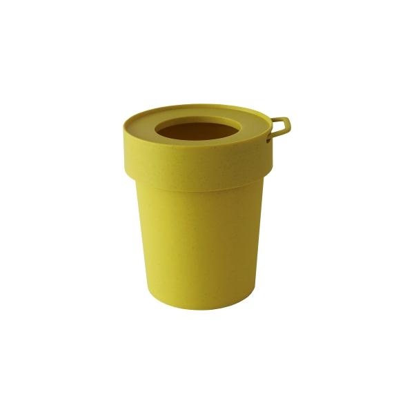 【取寄品 出荷：約5−9日 土日祝除く】ふたを被せる1アクションで4つの機能を適えるゴミ箱。