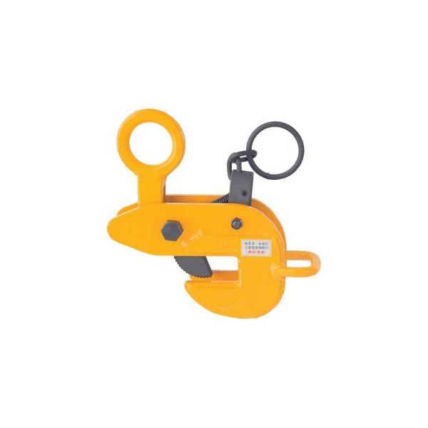 【取寄品 出荷：約3−7日 土日祝除く】構造用形鋼や平鋼板の横（水平）吊りクランプ（形鋼の長手方向2点吊り）に最適タイプです。