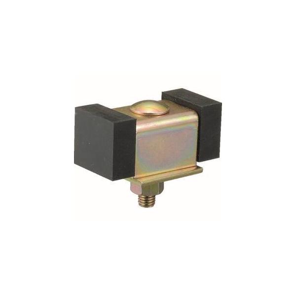 【取寄品 出荷：約2−6日 土日祝除く】ハンガーレールの内溝にねじで止め、扉の位置決めや、車の脱落止めに。