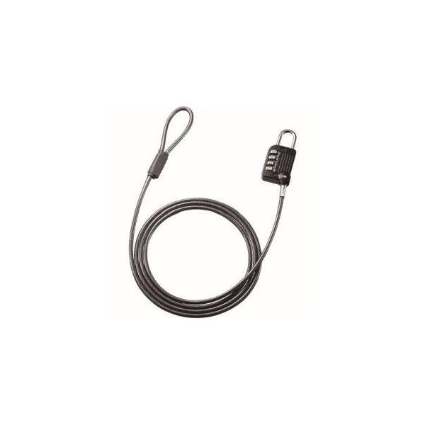 【取寄品 出荷：約3−7日 土日祝除く】ワイヤーとダイヤル錠が一体型になっており、持ち運びに便利です。