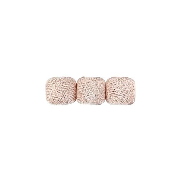 【取寄品 出荷：約5−9日 土日祝除く】しなやかで細く、編みやすいレース編み用の糸。最高級のエジプト綿へのこだわり。上質なエジプト綿の中でも、細く、長く、しなやかで優れた光沢をもつ超長綿を厳選して使用。