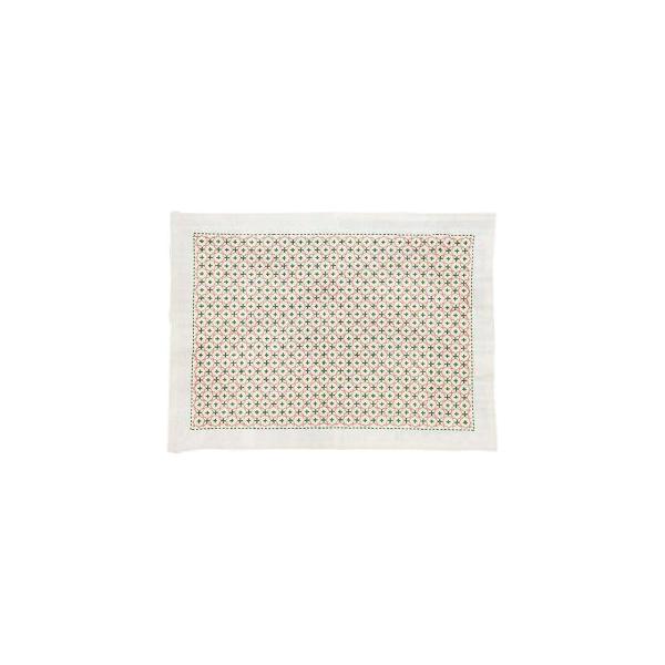 【取寄品 出荷：約5−9日 土日祝除く】「一目刺し」とは、刺し子の技法のひとつで、一定の針目で縦、横、斜めと同じ方向を順に刺していく技法です。