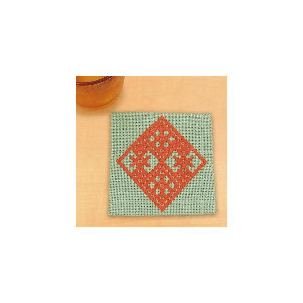 【取寄品 出荷：約5−9日 土日祝除く】津軽地方の人が厳しい冬をしのぐために、布に木綿糸で刺したのが始まりとされるこぎん刺し。
