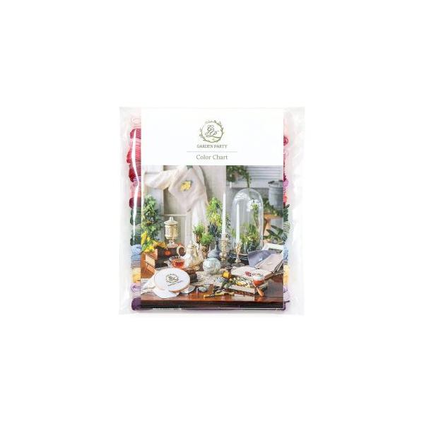 【取寄品 出荷：約5−9日 土日祝除く】「ガーデン」からインスピレーションを受けてセレクトした25番刺しゅう糸のカラーアソートセットです。