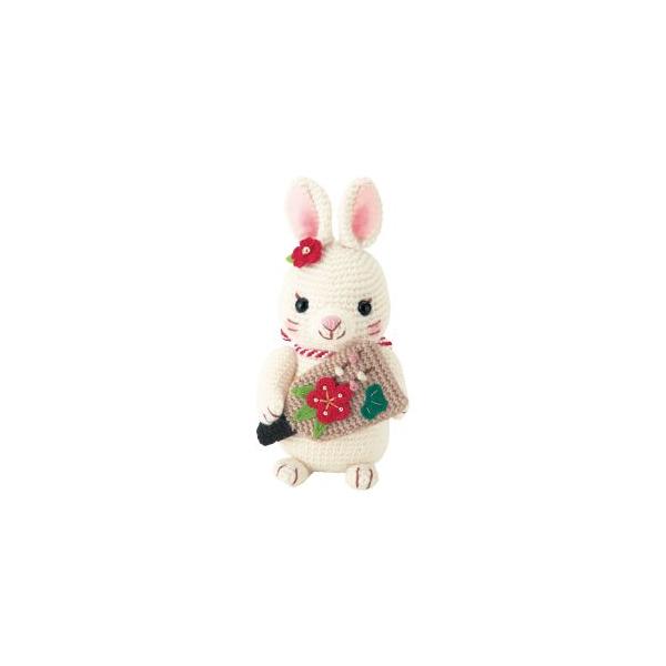 【取寄品 出荷：約5−9日 土日祝除く】かわいいデザインで毎年好評の福村弘美先生の干支　兎　のぬいぐるみキットが発売です。