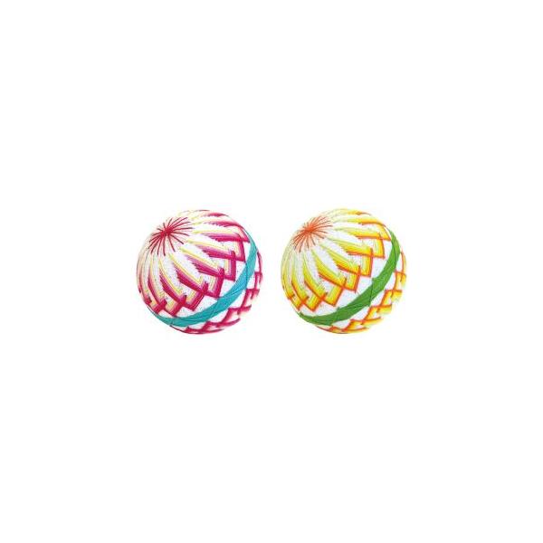 【取寄品 出荷：約5−9日 土日祝除く】古式ゆかしい伝統のかがり模様にそった本格的な手まり工芸がご家庭でも簡単にお作りいただける手まりキットです