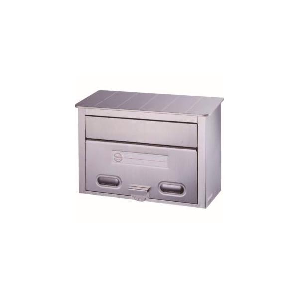 【取寄品 出荷：約2−6日 土日祝除く】サビに強い18-8ステンレスポストです。