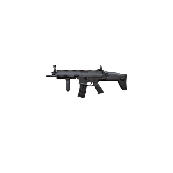 ベルギーFN社の近代アサルトライフルをイメージした「FN Herstal-L」を再現したエアーコッキングライフルです。