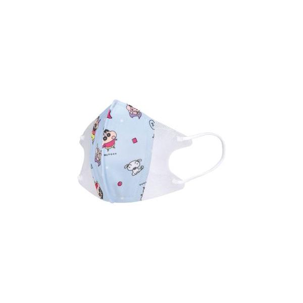 【取寄品 出荷：約5-9日 土日祝除く】【メール便3個まで対象商品】花粉・ホコリ・風邪対策に1週間毎日使える7枚入り可愛いキャラクター柄の子供立体マスクです