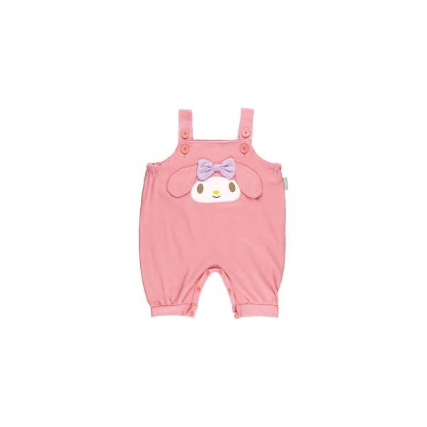 【取寄品 出荷：約5-9日 土日祝除く】かわいいキャラクターが赤ちゃんにそっと寄り添うベビーファブリックオールシーズン着られるベビーサロペット