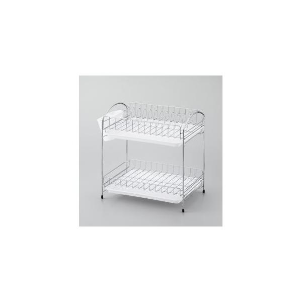 【取寄品 出荷：約7−11日 土日祝除く】本体：スチール・クロムメッキ仕上げ、トレー・ポケット：ポリプロピレン