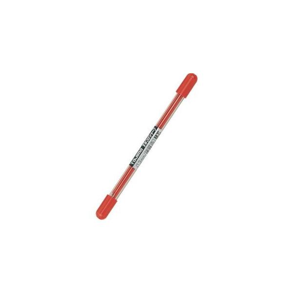 【取寄品 出荷：約5−9日 土日祝除く】【メール便6個まで対象商品】●ブロック・コンクリート・クロス・木材への墨つけ作業に。●色:赤●芯径:1.3mm●質量:3g●原産国:日本