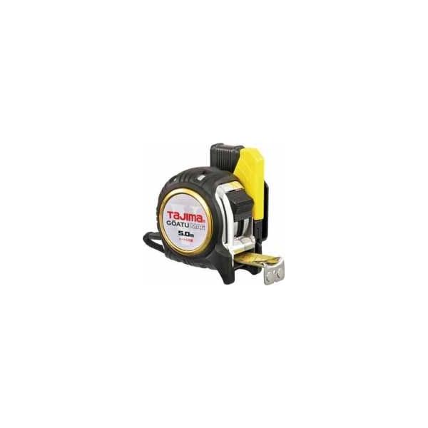 【取寄品 出荷：約5−9日 土日祝除く】弾性樹脂で全身をガード、ストロングテープ＆磁石付爪仕様コンベックス●JIS1級●ヨンゴーゴーピッチ表示（↓）付・テープ材質SK85（旧SK5）・ケース材質ABS樹脂/カバー材質エラストマー樹脂●ストラ...