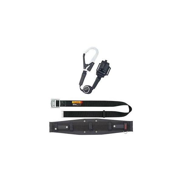 【取寄品 出荷：約5−9日 土日祝除く】装着スペース10cmの省スペース胴ベルト用ランヤードです。