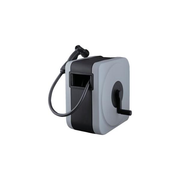 【取寄品 出荷：約2−6日 土日祝除く】紫外線からホースの劣化を低減するカバータイプのホースリールです。