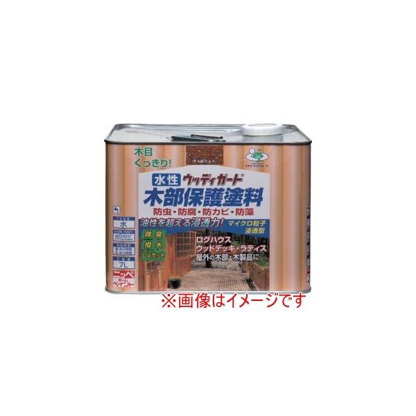 【取寄品 出荷：約2−6日 土日祝除く】マイクロ粒子浸透型の新しい微臭の水性木部保護塗料です。