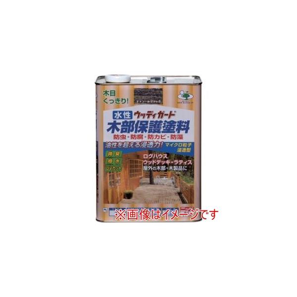 【取寄品 出荷：約2−6日 土日祝除く】マイクロ粒子浸透型の新しい微臭の水性木部保護塗料です。