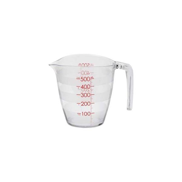 【取寄品 出荷：約7−11日 土日祝除く】全周ボーダーの計量線でどこから見ても量りやすい計量カップです。