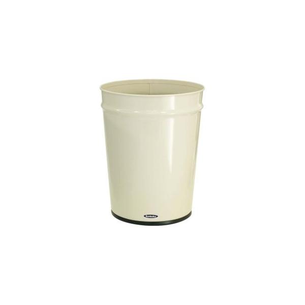【取寄品 出荷：約2−6日 土日祝除く】ぶんぶく テーパーバケット 大 アイボリー OTL-3 VGM2802ゴミ箱らしい定番のカタチとベーシックなカラーリングのゴミ箱。燃えない、割れない、丈夫で長持ちするスチール製。リビングやオフィスでも...