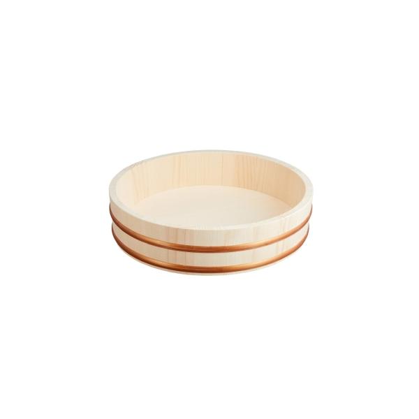 【取寄品 出荷：約5−9日 土日祝除く】酢飯作りに最適。木製器としてそうめんを入れたり、お刺身をもったりして、和の雰囲気を楽しめる。天然木製なので余分な水分を吸い取り、ベタつかず、美味しい寿司飯ができる。約４合用。