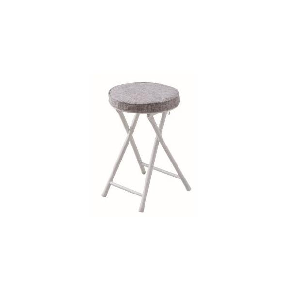 【取寄品 出荷：約5−9日 土日祝除く】主材:スチール(紛体塗装)、シート張地:ポリエステル、クッション材:ウレタンフォーム、耐荷重:約80kg