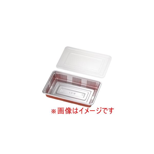 【取寄品 出荷：約4−8日 土日祝除く】福助工業 弁当容器 透明蓋付 100セット入 LC-8