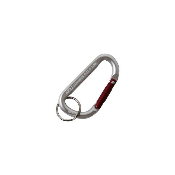 【取寄品 出荷：約5−9日 土日祝除く】【メール便6個まで対象商品】SK11 アルミカラビナ B SAC-770Bシルバーアルミ製で軽量な、高強度、高品質のカラビナです。簡易工具つりさげ。