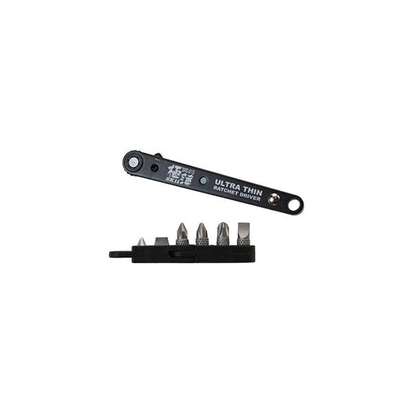 【取寄品 出荷：約5−9日 土日祝除く】【メール便3個まで対象商品】SK11 極薄ラチェットドライバー SRD-210クラス最薄の13mmヘッドで、さらに狭い場所での作業に適しています(12mmビット装着時)。狭い場所でのネジの締め付け、緩...