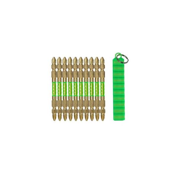 【取寄品 出荷：約5−9日 土日祝除く】圧倒的存在感で、高硬度特殊合金鋼を使用し高耐久、高靭性を誇るトーションビットに光り輝く衝撃吸収樹脂を採用したビットです。