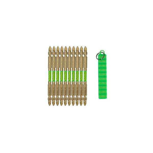 【取寄品 出荷：約5−9日 土日祝除く】圧倒的存在感で、高硬度特殊合金鋼を使用し高耐久、高靭性を誇るトーションビットに光り輝く衝撃吸収樹脂を採用したビットです。